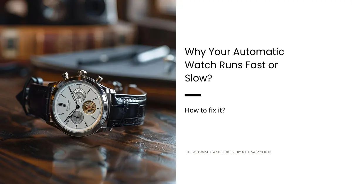 Why Your Automatic Watch Runs Fast or Slow- and How to Fix It?